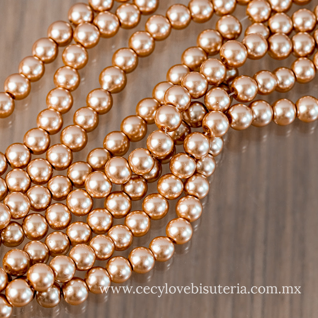 Perla Cristal Arena 8 mm – Cecy Love